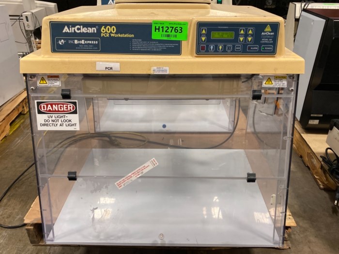 (1) AirClean 600 PCR Workstation for sale