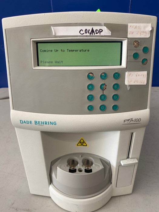 (1) Dade Behring PFA100 for sale