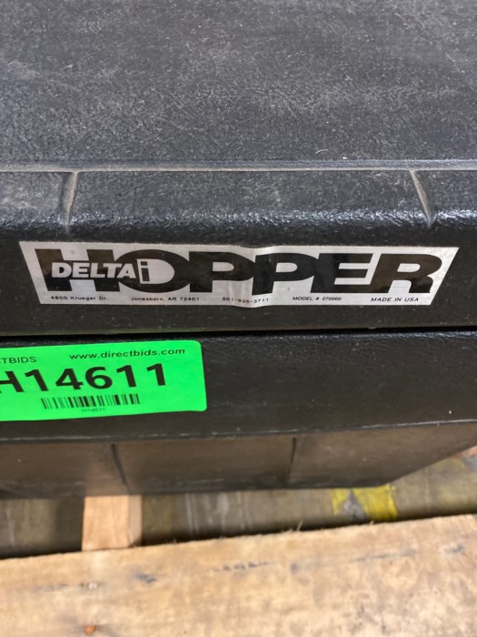 (1) Delta Hopper Lock Box for sale