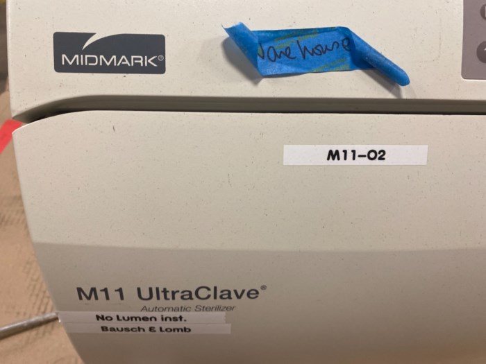 (1) MidMark M11 UltraClave Automatic Sterilizer for sale