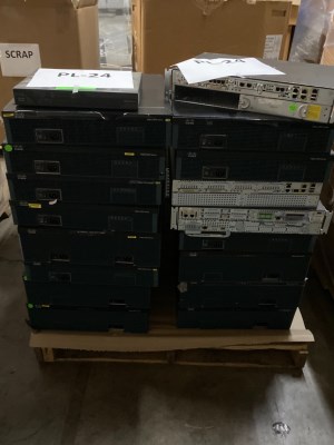 (1) Pallet of Assorted Cisco Routers for sale