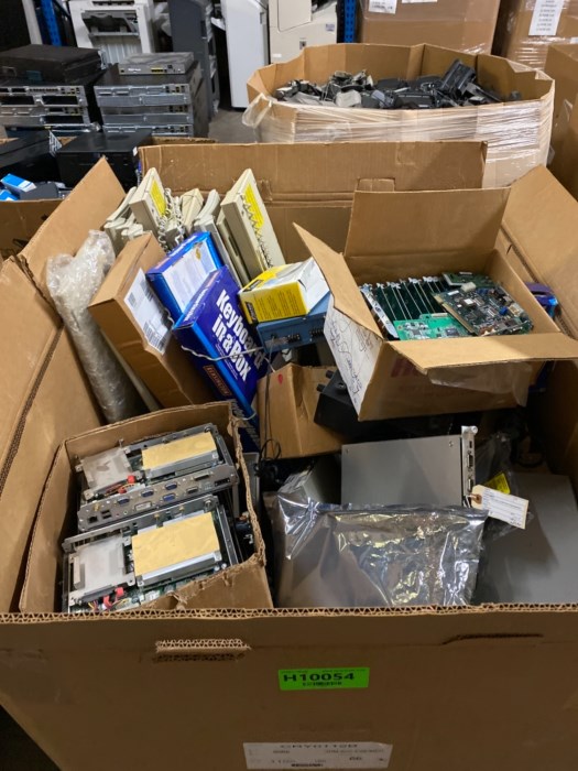 (1) Pallet of Assorted Computer Parts for sale