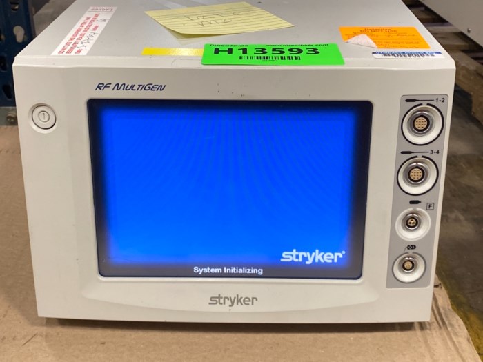 (1) Stryker (406-900) RF Multigen Radiofrequency Generator for sale