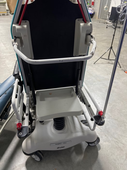 (1) Stryker Stretcher Chair (1) Invacare 3 Position Reclining Chair for ...