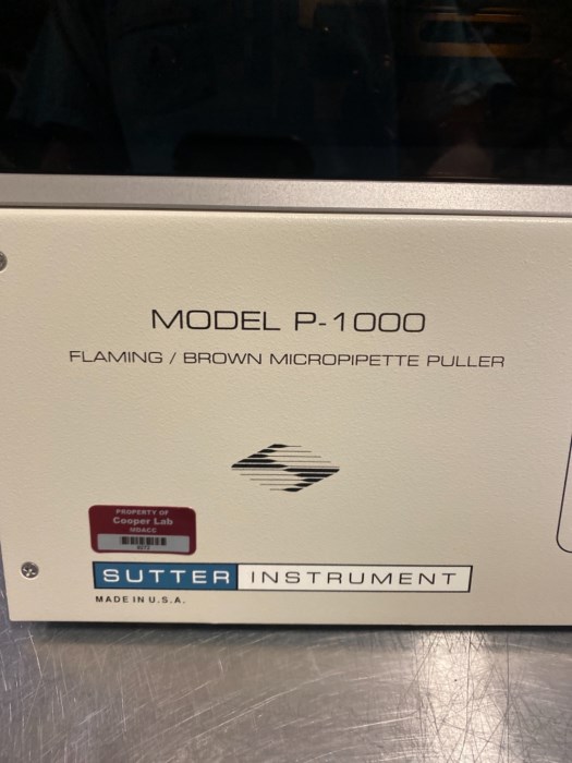 (1) Sutter Instruments P-1000 Flaming/Brown Micro plate Puller for sale