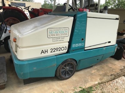 (1) Tennant 6550 Street Sweeper for sale