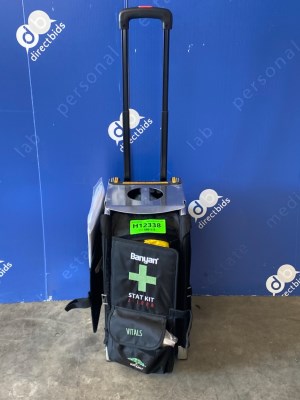 (1) ZUCA BANYAN STAT-KIT Z-1000 Portable Rolling Storage Cart Kit Bag ...