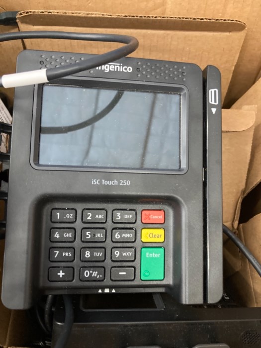 (10) Ingenico ISC 250 Touch Card Swipers for sale