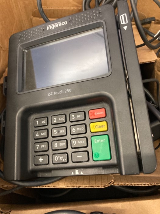 (10) Ingenico ISC 250 Touch Card Swipers for sale