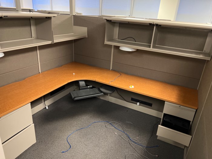 Lot of Approximately (12) Teknion Modular Workstation Cubicles for sale