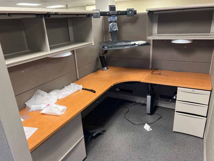 Lot of Approximately (12) Teknion Modular Workstation Cubicles for sale