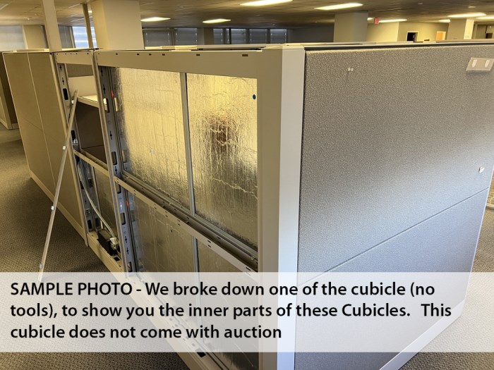 Lot of Approximately (12) Teknion Modular Workstation Cubicles for sale