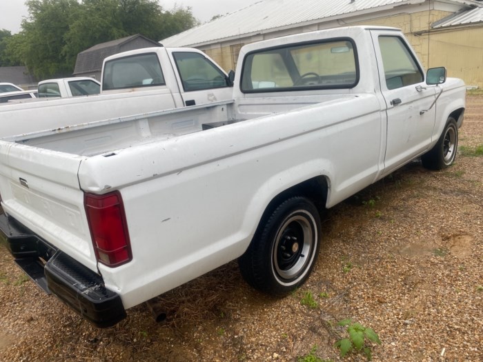1988 White Ford Ranger Pick Up Truck for sale