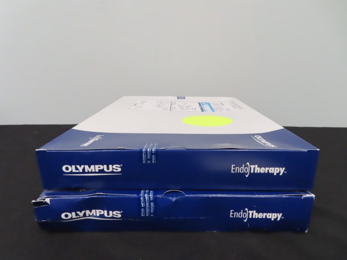 2 BOXES OF OLYMPUS ROTATABLE ELECTROSURGICAL HEMOSTATIC FORCEPS 5MM X ...