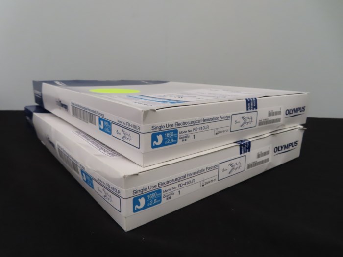 2 BOXES OF OLYMPUS ROTATABLE ELECTROSURGICAL HEMOSTATIC FORCEPS 5MM X ...