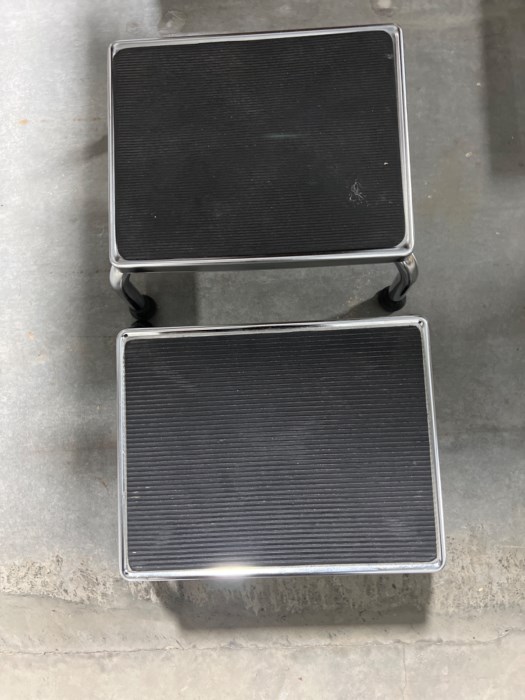 (2) BREWER STEP STOOLS for sale