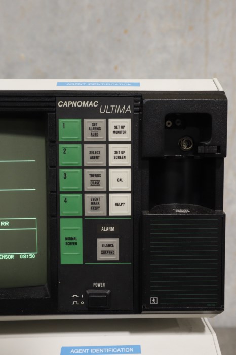 (2) Datex Ohmeda CapnoMac Ultima Anesthesia Monitors for sale