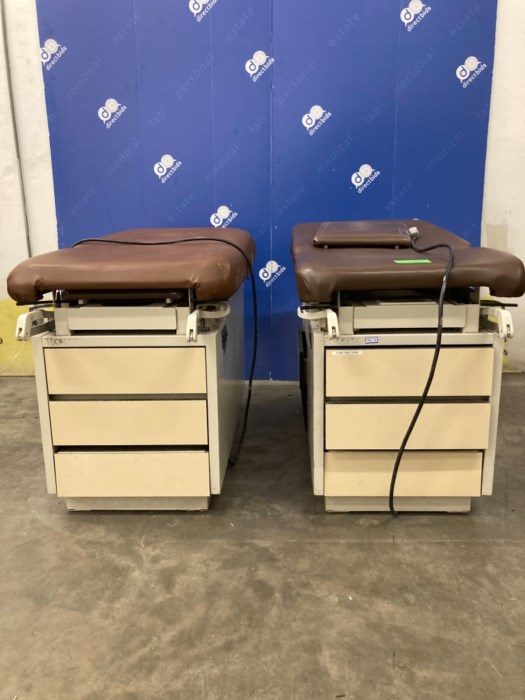 (2) Hamilton E Series Exam Tables for sale