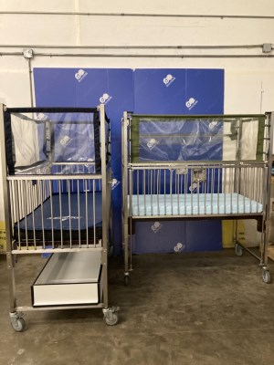 (2) Hard Manufacturing Baby Cribs for sale