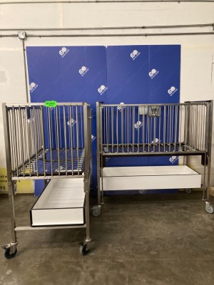 (2) Hard Manufacturing Baby Cribs for sale