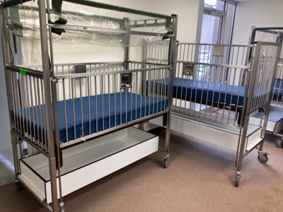 (2) Hard Manufacturing Baby Cribs for sale