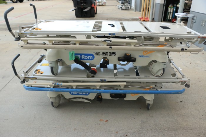 (2) Hillrom Transtar P8000 stretchers for sale