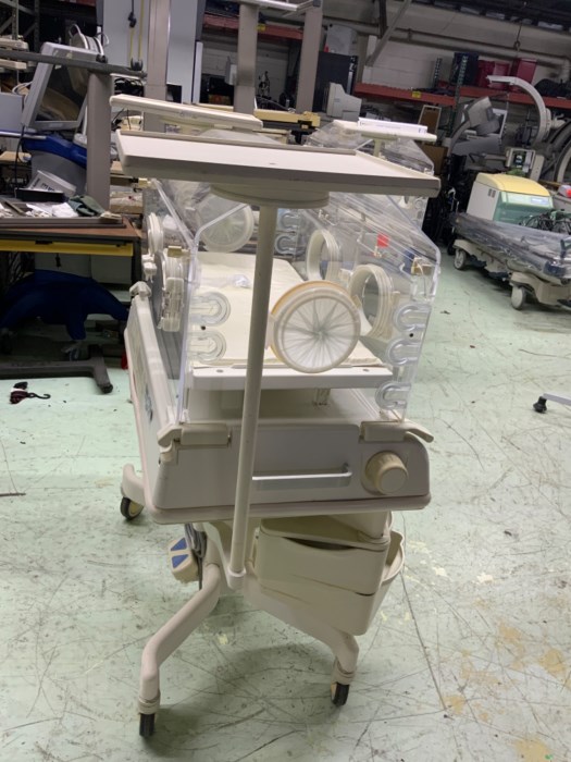 (2) Hilrom Isolette Infant Incubators, (1) Olympic Model 23 Warming ...