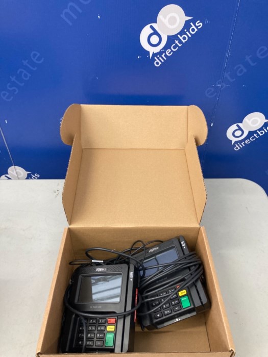 (2) Ingenico ISC 250 Touch Card Swipers for sale