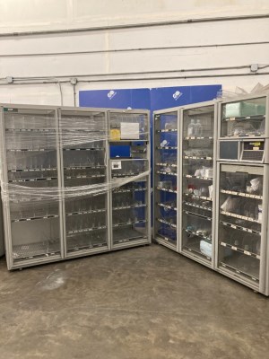 (2) Omnicell Three - Cell Supply Dispensers for sale