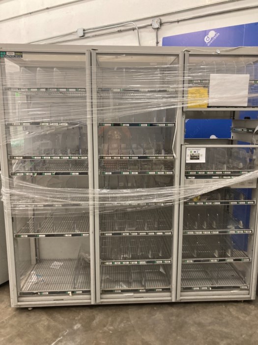 (2) Omnicell Three - Cell Supply Dispensers for sale