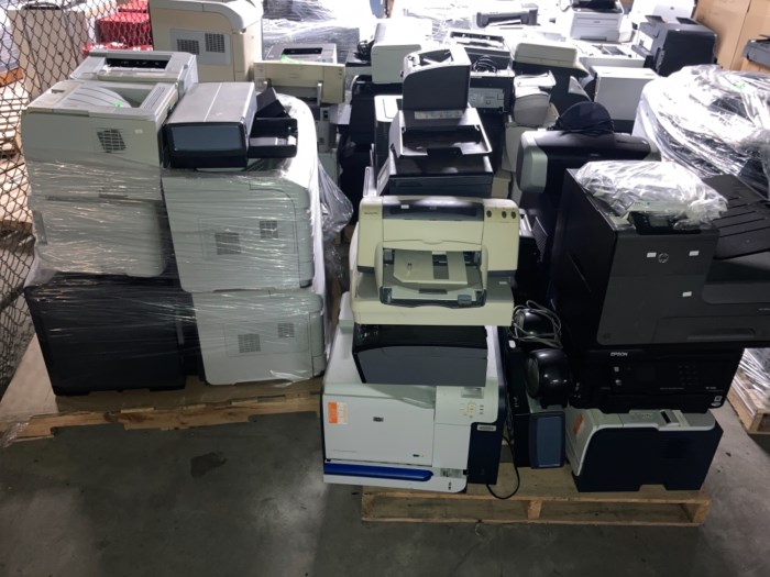 (2) Pallets of Printers for sale