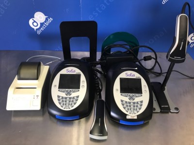 (2) Quidel Sophia Laboratory Analyzer w/ Alere Universal Printer for sale