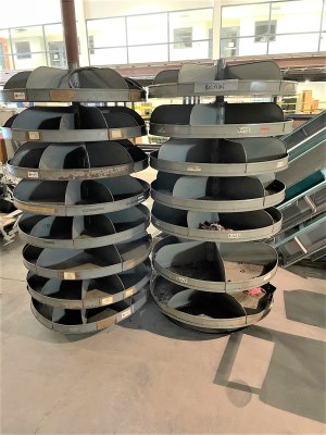 (2) Rotabin Revolving Storage Bins for sale