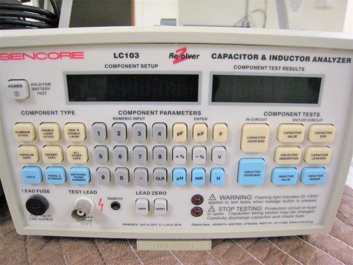 (2) Sencore LC103 Capacitor (1) Inductor Anaylzer for sale