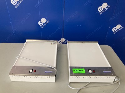 (2) SS X Ray View Boxes for sale