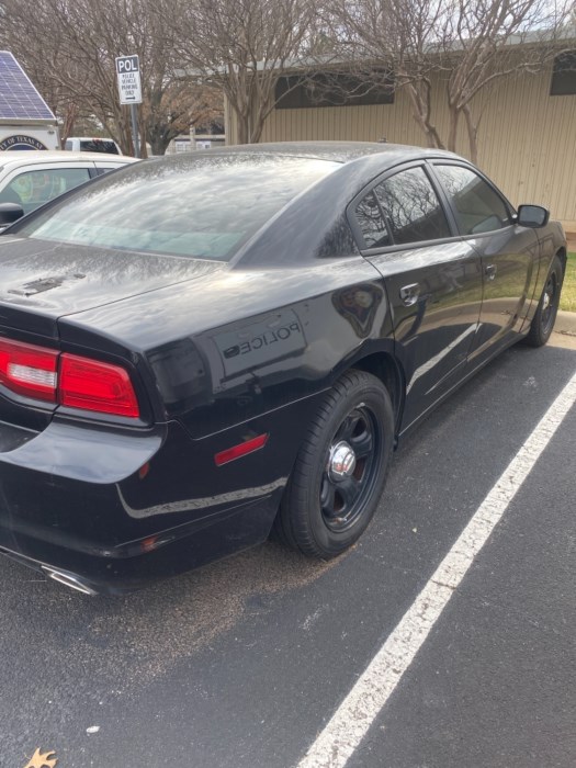 2011 Dodge Charger passenger car, former police vehicle for sale
