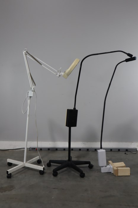 (3) Assorted Exam Equipments ( Welch Allyn Exam Lights, Philips ...