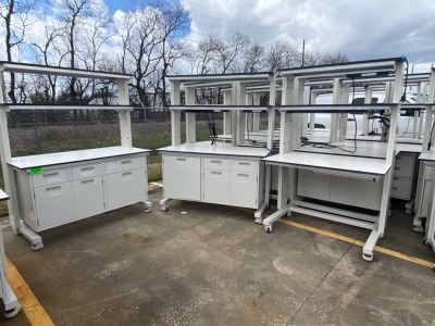 (3) Assorted Laboratory Desk for sale
