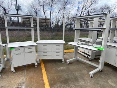 (3) Assorted Laboratory Desk for sale