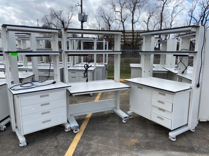 (3) Assorted Laboratory Desk for sale