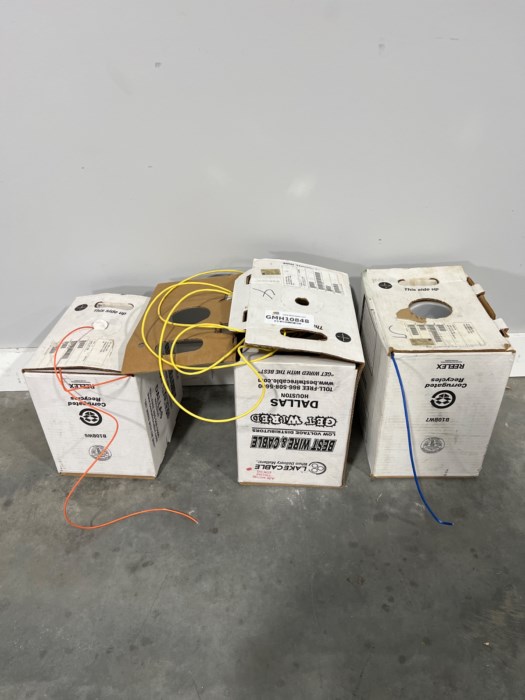 (3) Boxes of Power Limited Circuit Cables for sale