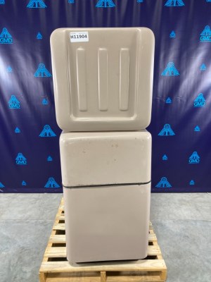 (3) Fiberglass Exterior Trash Cans for sale