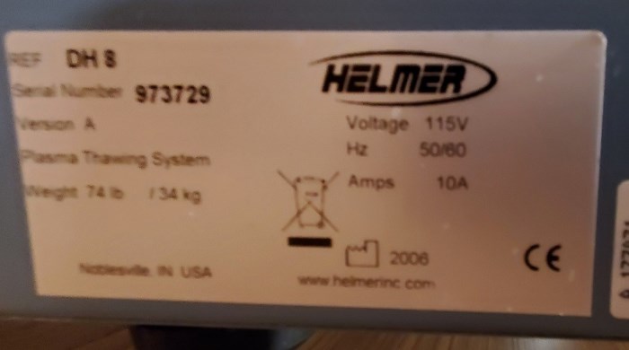 (3) HELMER DH8 THAWERS for sale