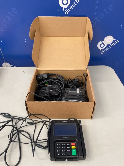 (3) Ingenico ISC 250 Touch Card Swipers for sale