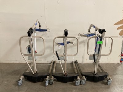 (3) Invacare Reliant 600 Patient Lifts for sale