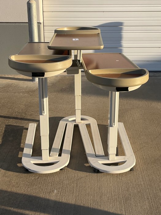 (3) Nemschoff Overbed Tables for sale