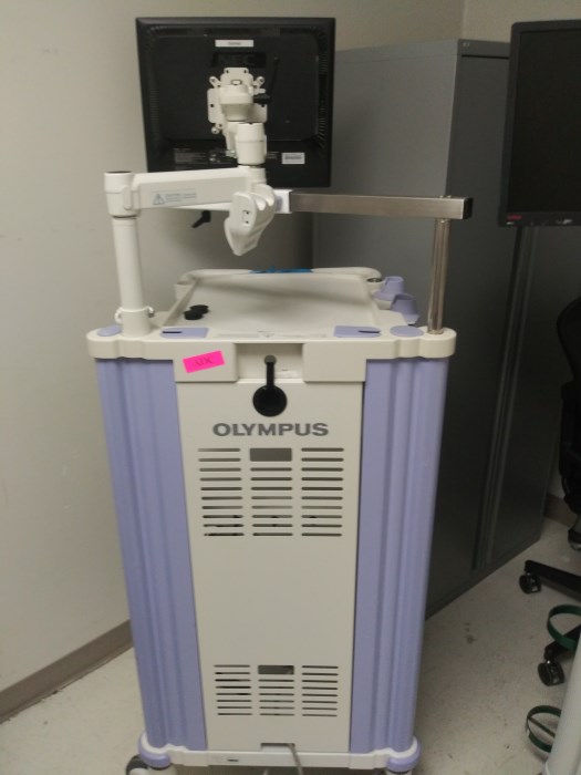 (3) Olympus Carts (2) Monitors for sale