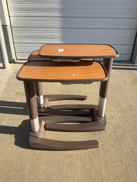 3) Stryker Overbed Tables for sale