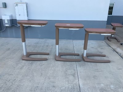 (3) Stryker Overbed Tables for sale