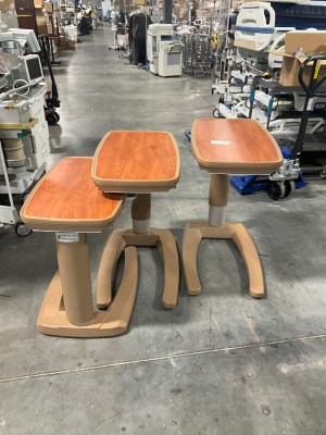 (3) STRYKERS OVERBED TABLES for sale
